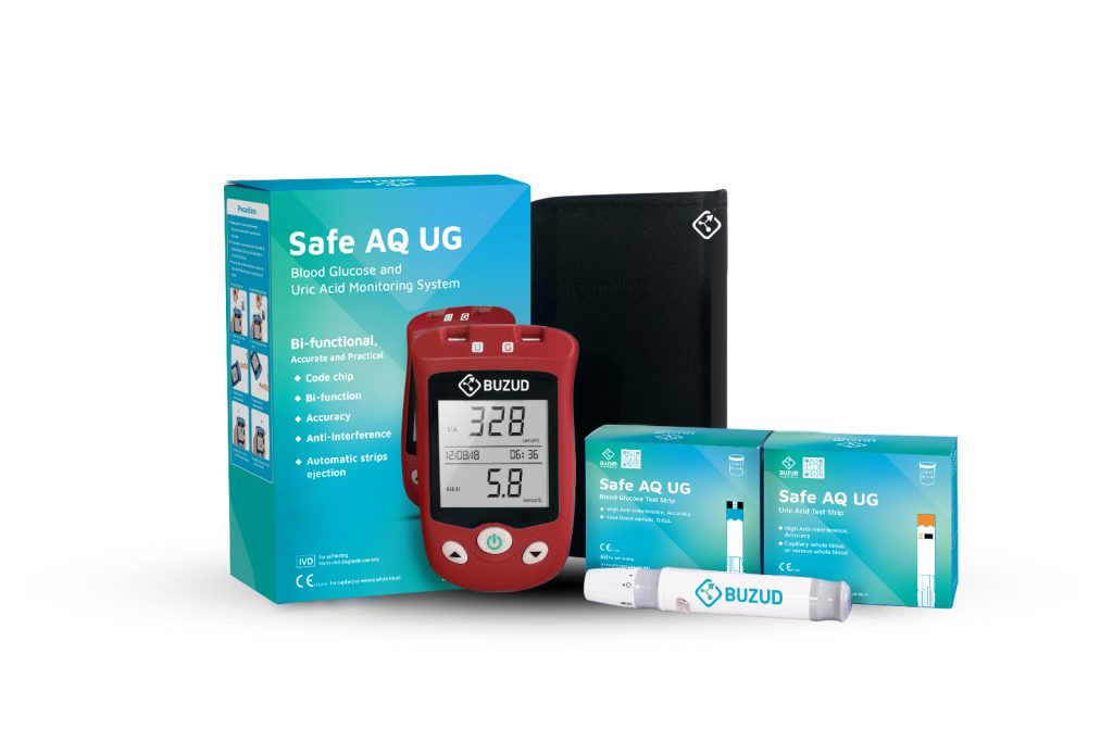 Safe AQ UG Blood Glucose and Uric Acid Monitoring System – BUZUD Singapore Safe AQ UG Blood Glucose and Uric Acid Monitoring System – BUZUD Singapore