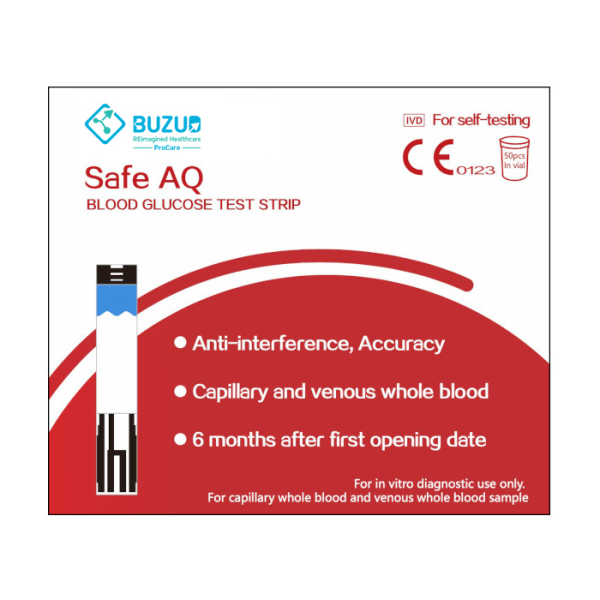 Safe AQ UG Blood Glucose and Uric Acid Monitoring System – BUZUD Singapore Safe AQ UG Blood Glucose and Uric Acid Monitoring System – BUZUD Singapore